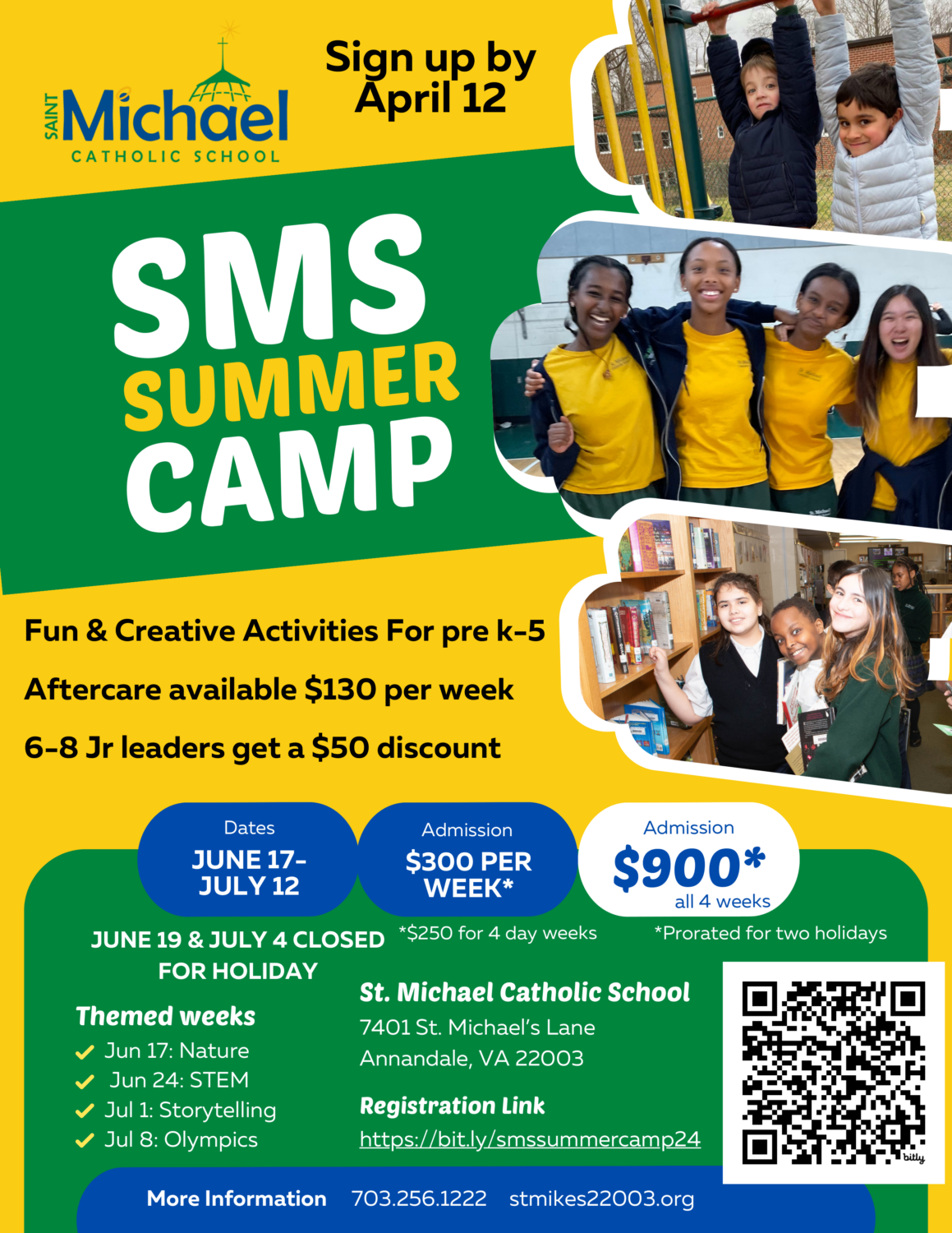 SMS Summer Camp | St. Michael Catholic School